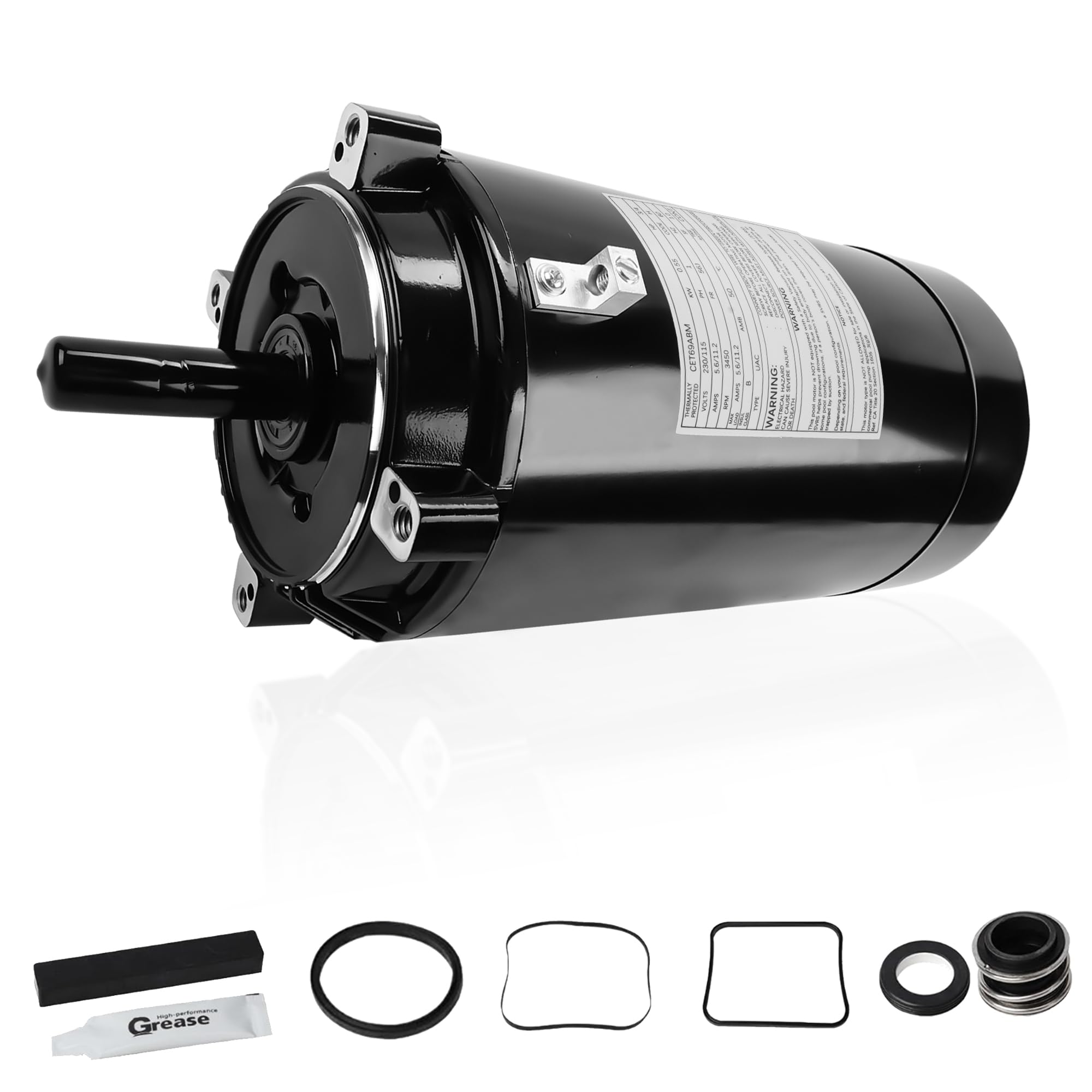 Amazon.com: UST1152 1.5 PH Pool Pump Motor Compatible with Century ...