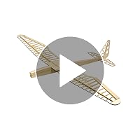 Amazon.com: Balsa Wood Model Airplane Sunbird Sailplane, 1.6M Laser ...