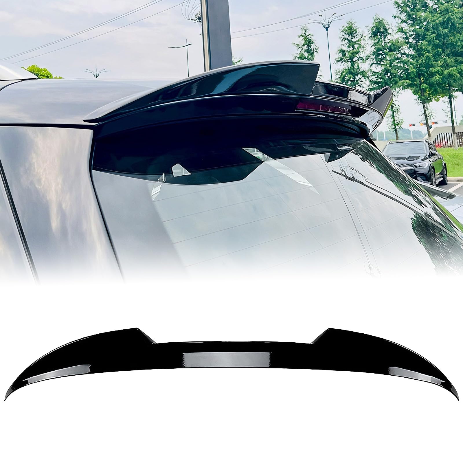 Snapklik.com : Rear Trunk Boot Spoiler Wing For Mercedes-Benz GLE W167 ...