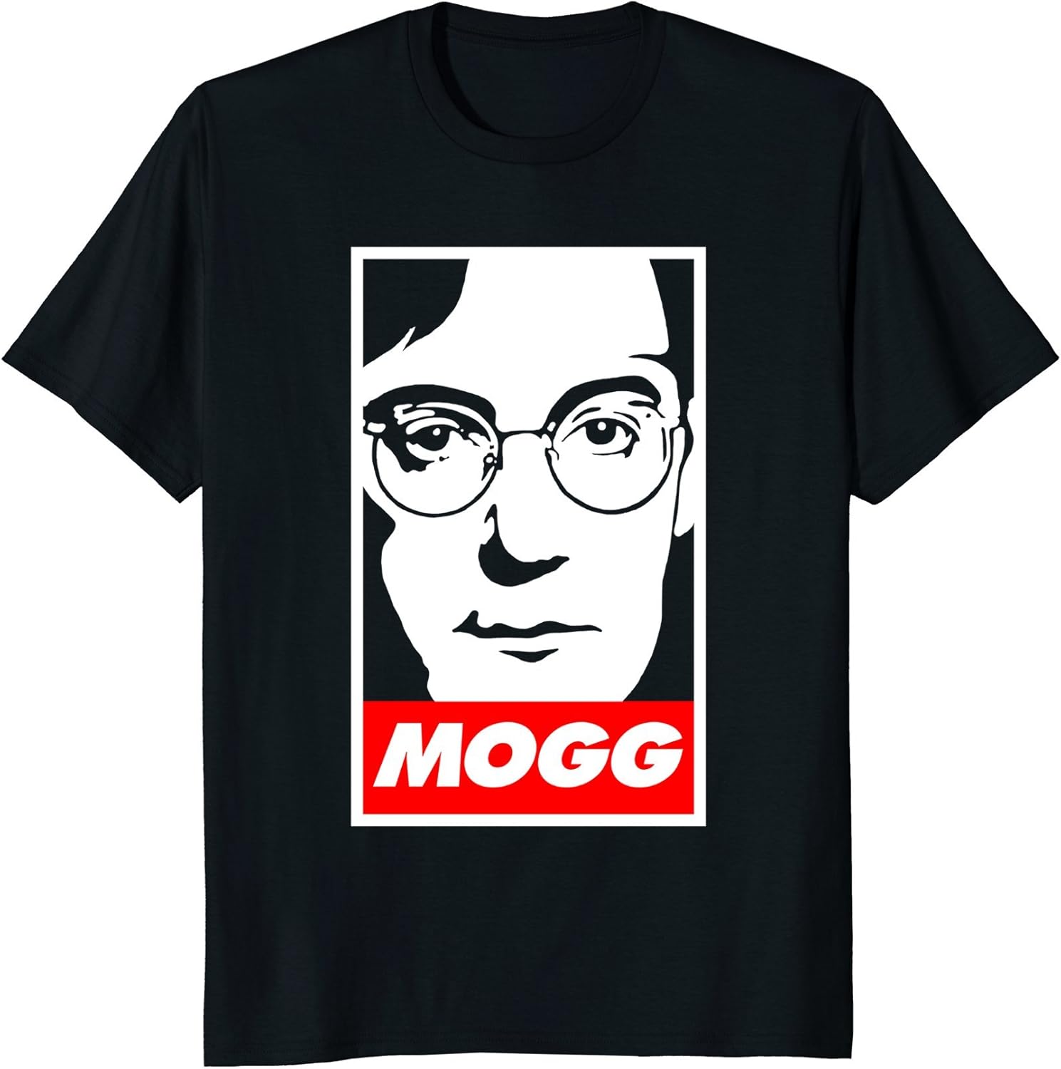 Amazon.com: Jacob Rees-Mogg Aesthetic T-Shirt - Propaganda Poster Tory ...