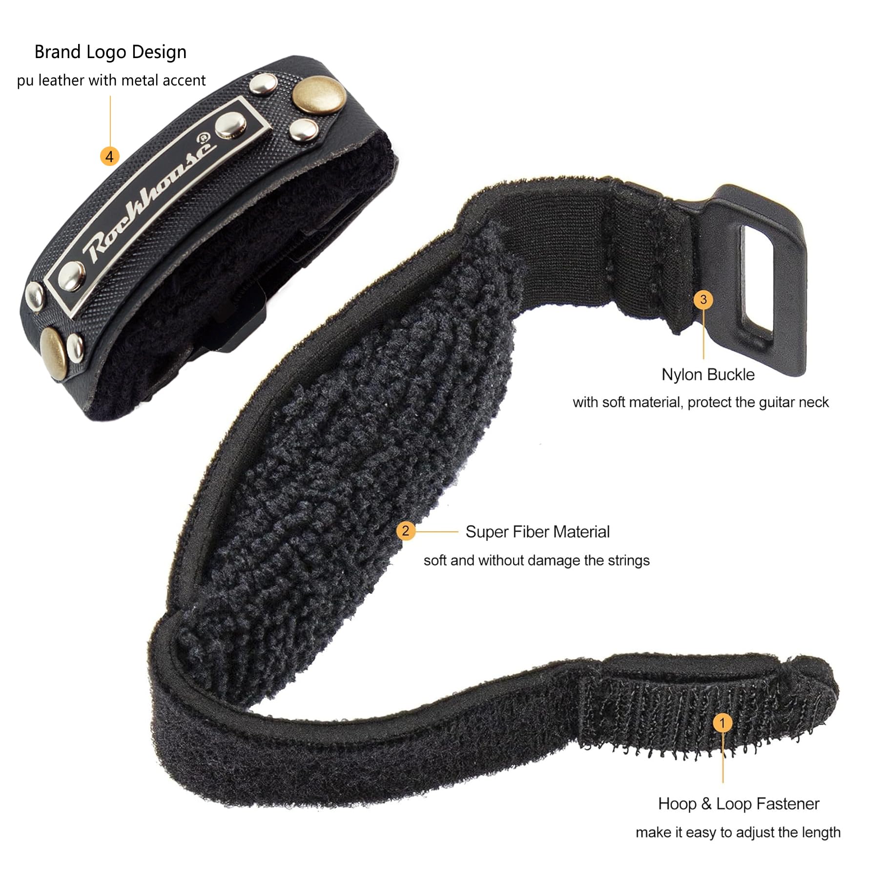 Snapklik.com : Rockhouse Guitar String Mute Dampener, Electric Guitar ...