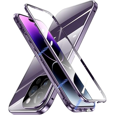 Amazon.com: Jonwelsy Anti Peeping Case for iPhone 14 (6.1"), 360 Degree ...