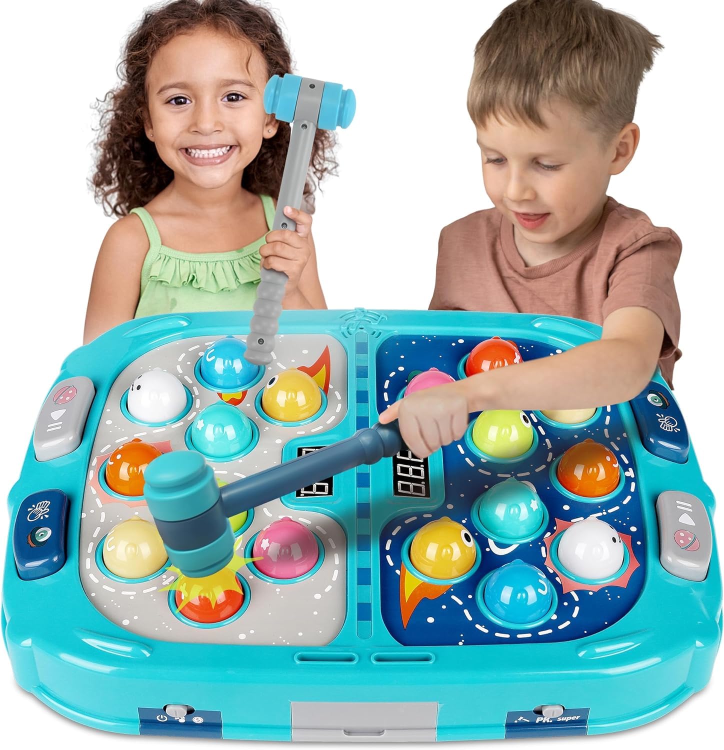 Whack Mole Game for Toddlers, Toys for 3 4 5 6+ Year Old Boys/Girls ...