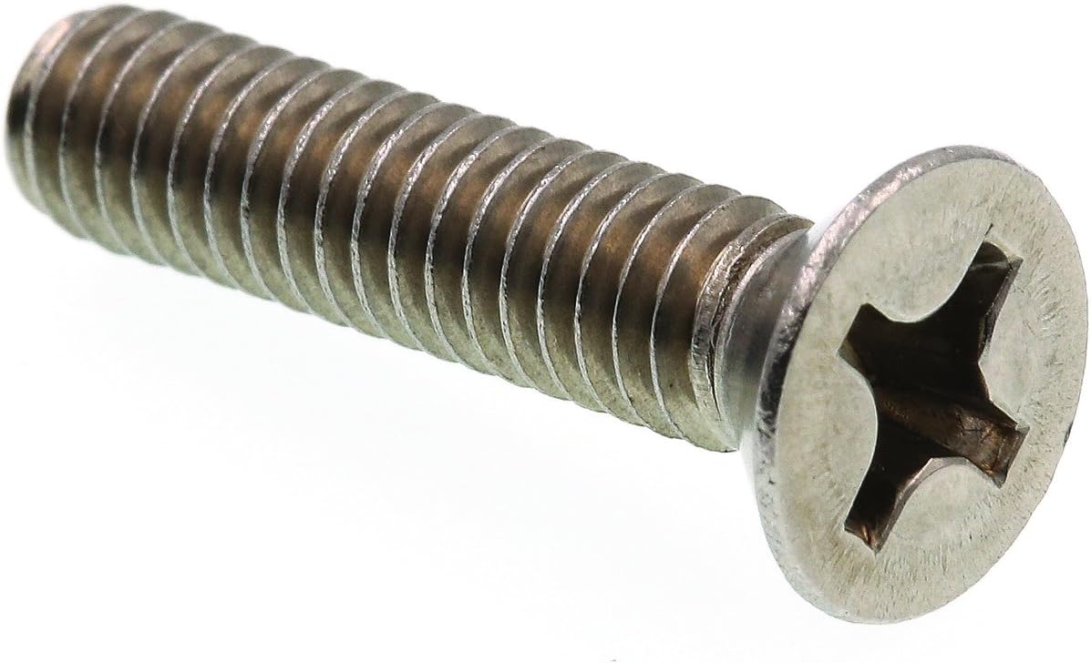Prime-Line 9001631 Machine Screw, Flat Head Phillips, 12-24 X 1 in ...