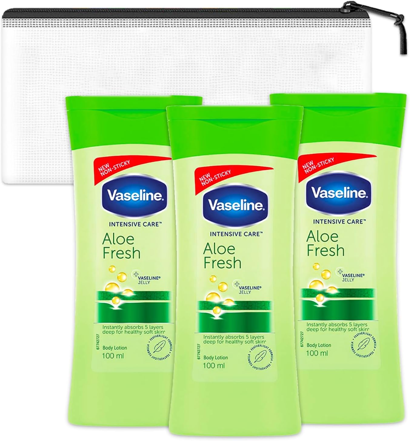 Amazon.com : Vaseline Intensive Care Lotion, Aloe Soothe, 20.3 Fl Oz ...