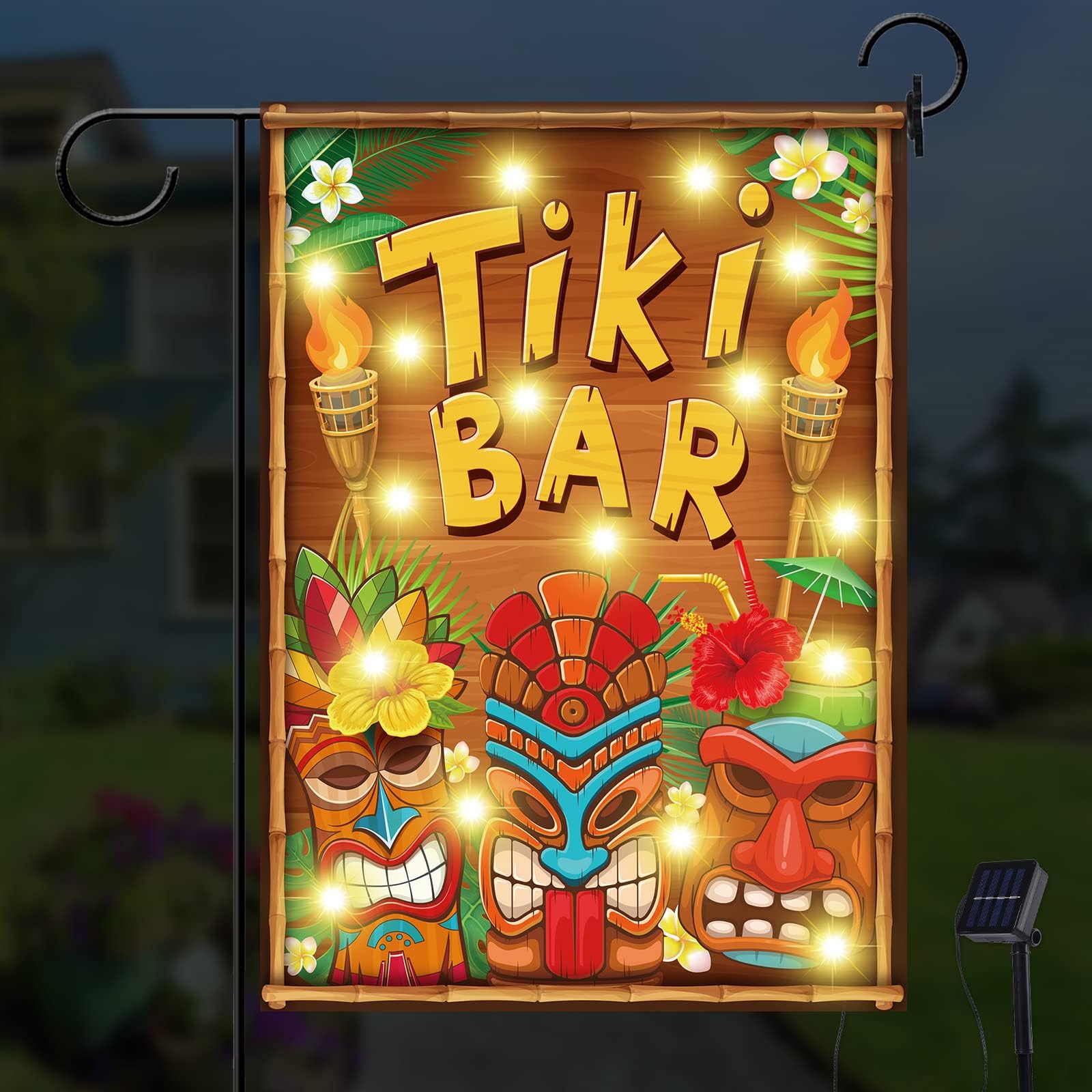 Amazon.com : Capoda Tiki Garden Flag 12 x 18 Inch Summer Tiki Bar Yard ...