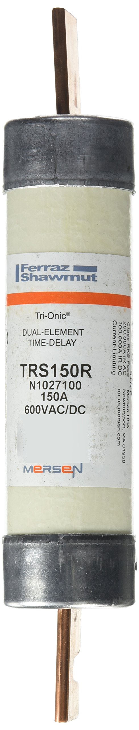 Mersen TRS-R Tri-Onic Time-Delay/Class RK5 Fuse, 600VAC/600VDC, 200kA ...
