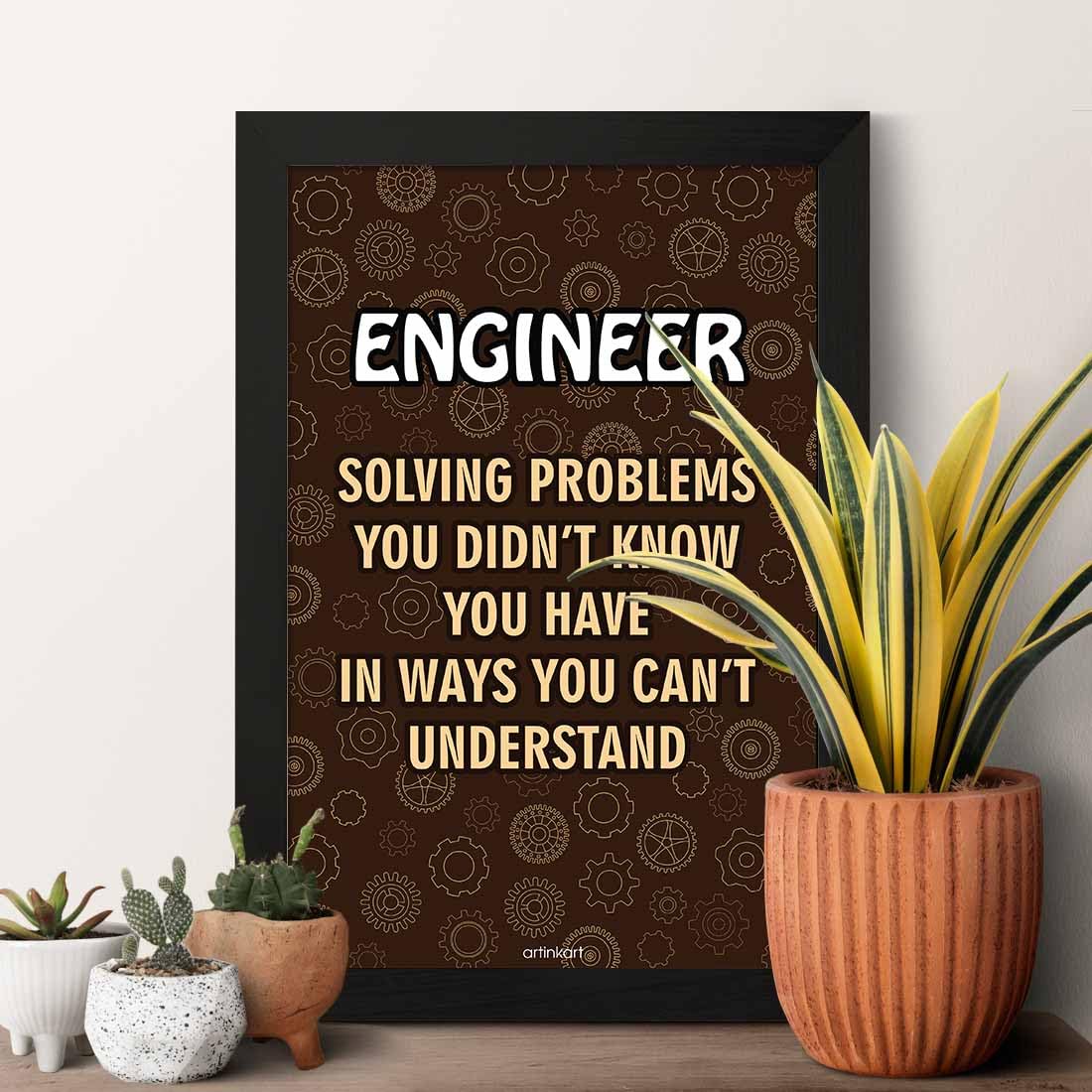 ArtinKart- Engineer Engineering Motivational Inspirational Poster for ...