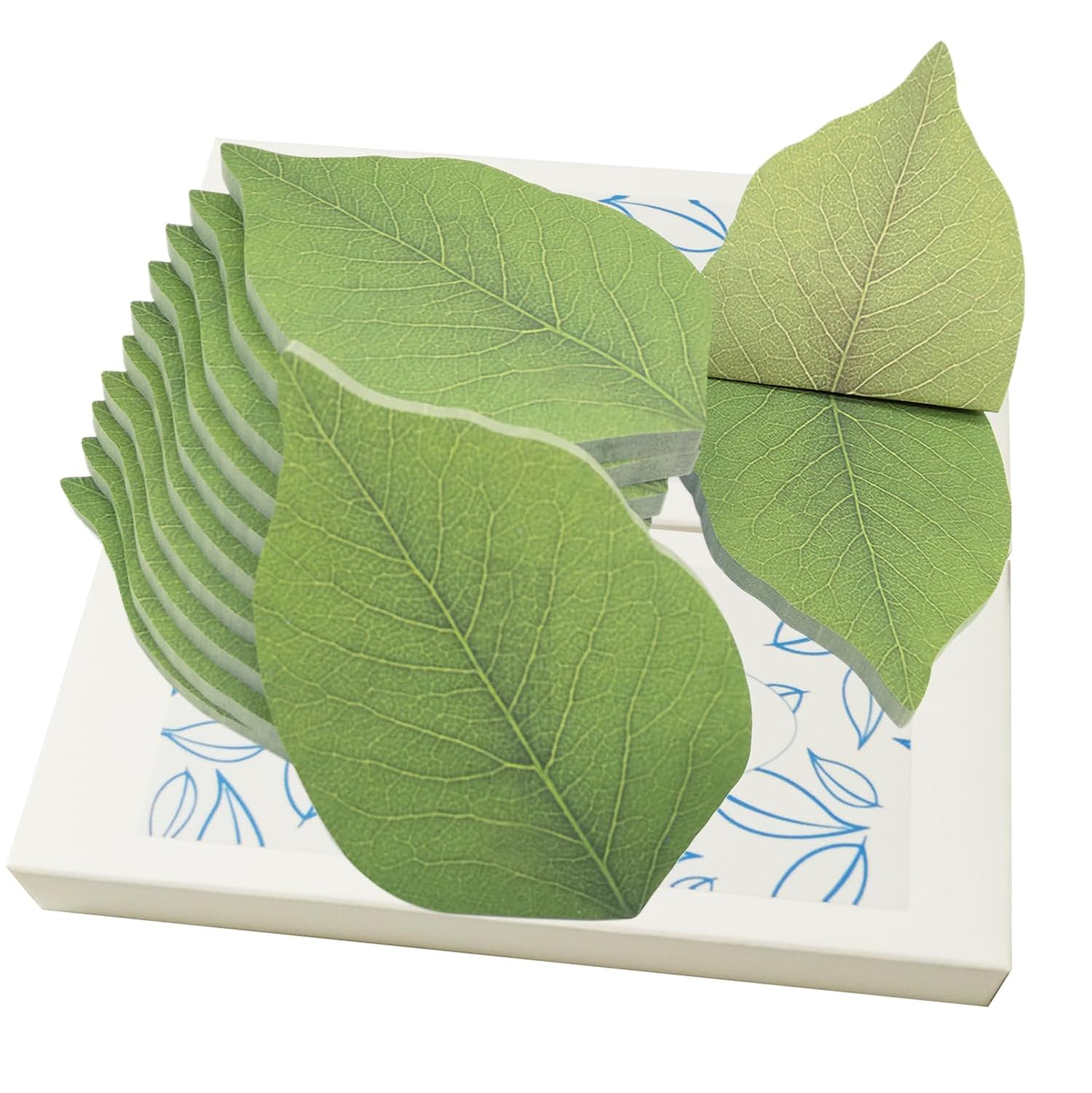 600 Sheets Cute Tree Leaf Sticky Notes/Paper Memo Self-Adhesive Notes ...