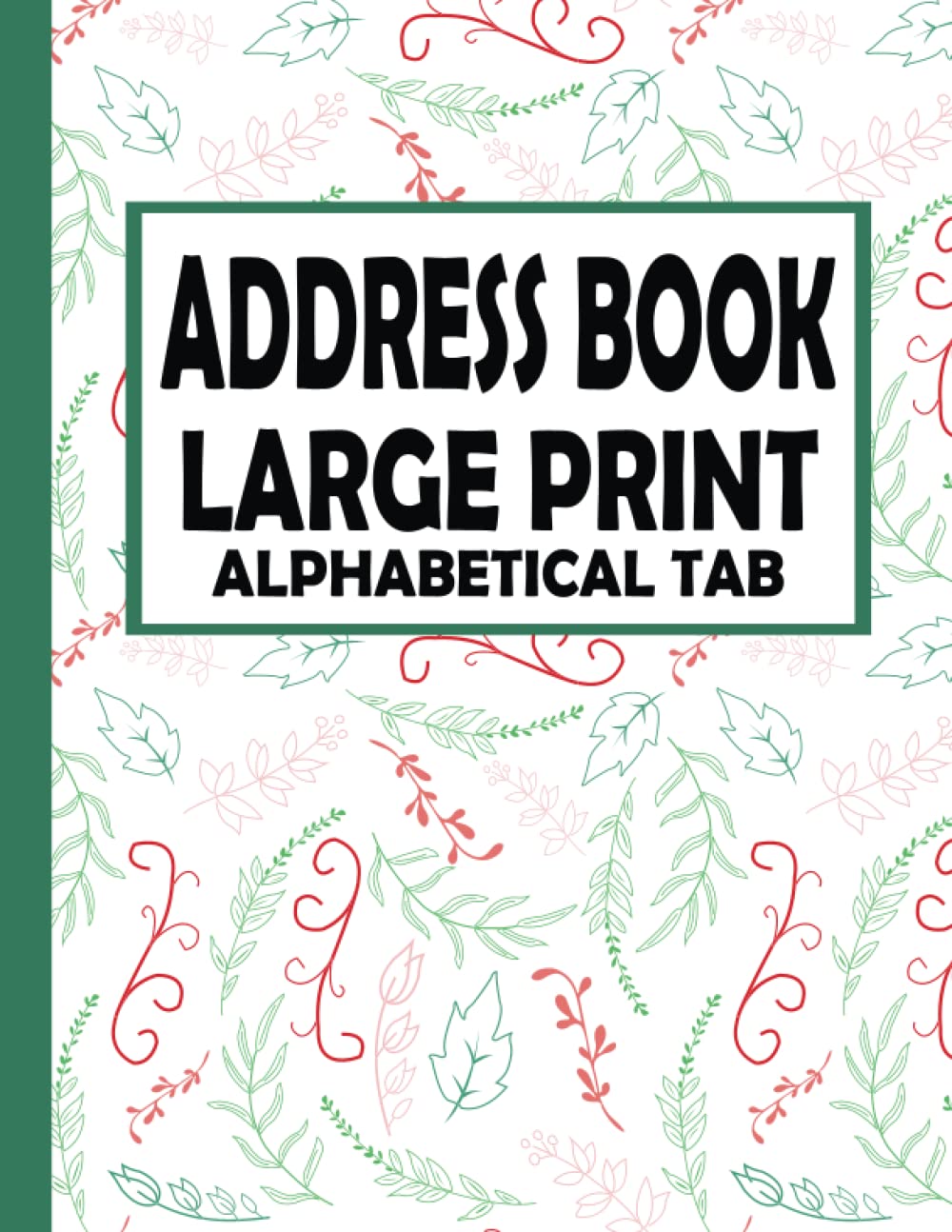 Amazon.com: Address Book with Alphabetical Tabs: Large Print Telephone ...