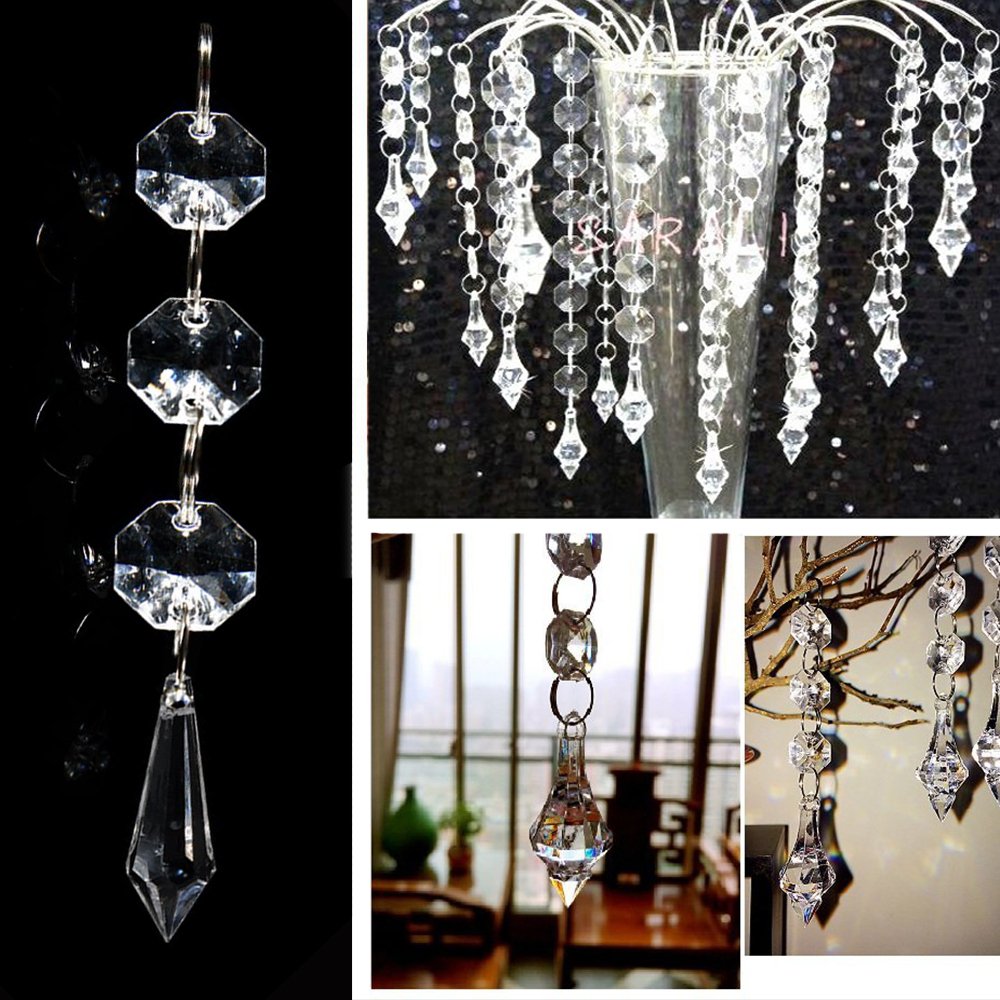 Crystal Strands For Wedding Centerpieces