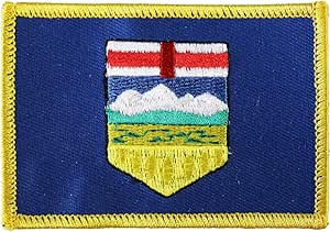 Amazon.com: Alberta - Canadian Province Rectangular Patch : Clothing ...