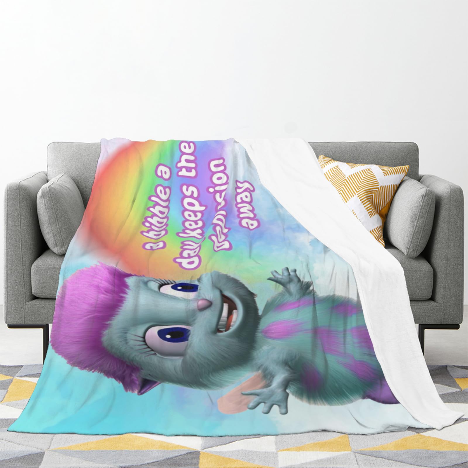 Snapklik.com : Apiawa Bibble Blanket Bibble Meme Blankets Soft Warm ...