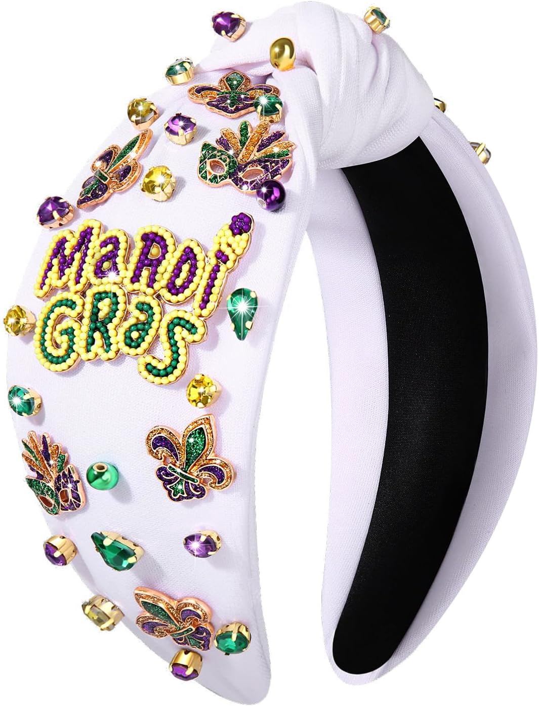 Amazon.com : MOLOCH Mardi Gras Headband Carnival Hair Accessories for ...
