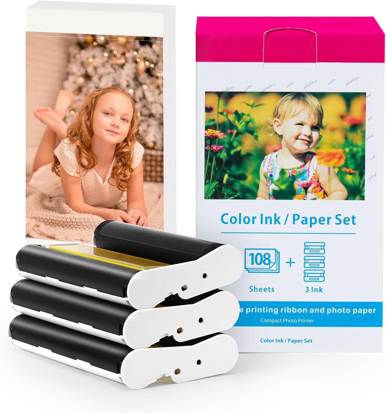 Canon Color Ink/Label Set XS-20L (20 Sheets), Compatible To Selphy ...