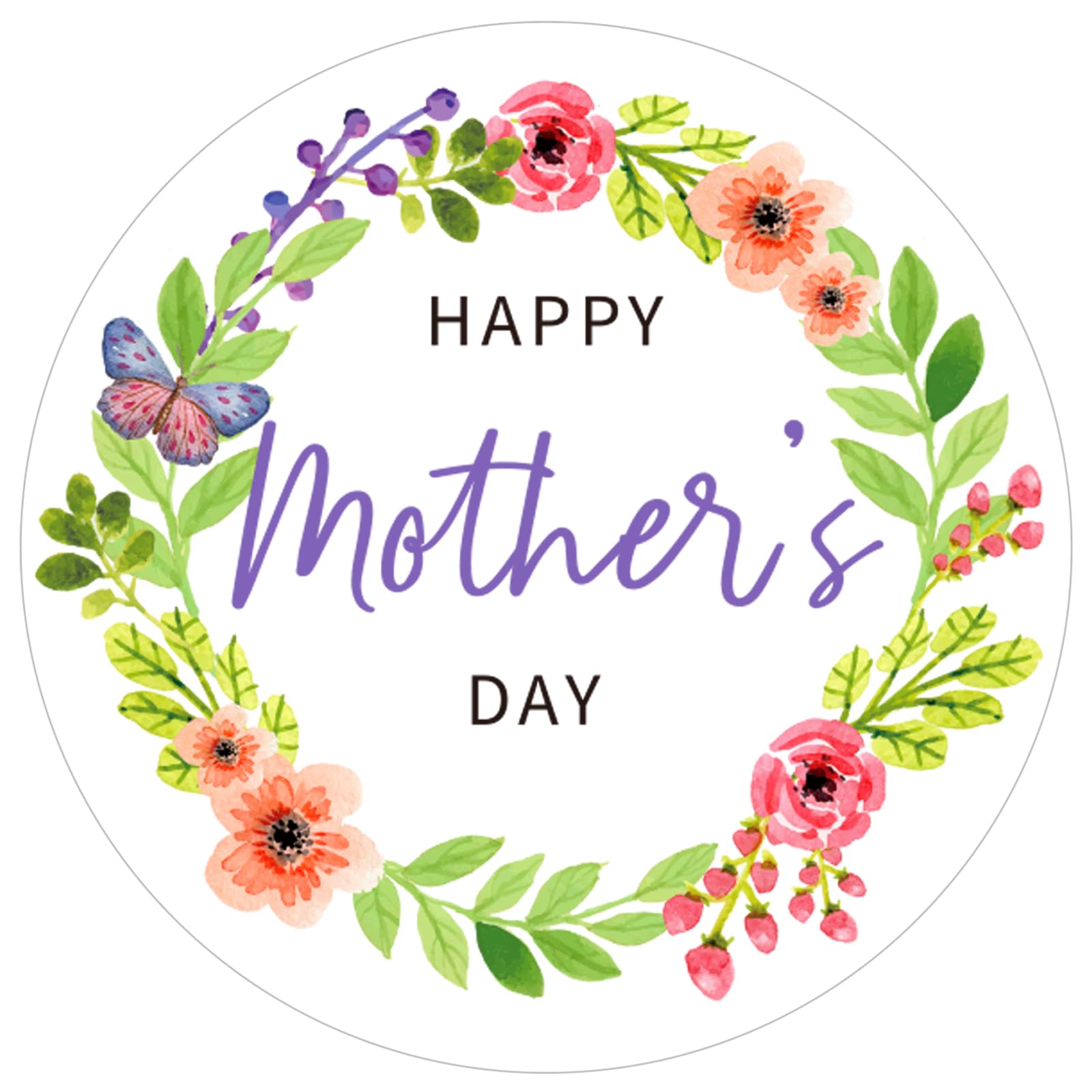 Amazon.com: Anwyll Mothers Day Gift Stickers,Happy Mother's Day ...