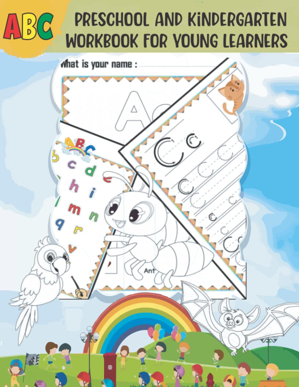 Buy Preschool and kindergarten workbook for young learners ABC: Letter ...