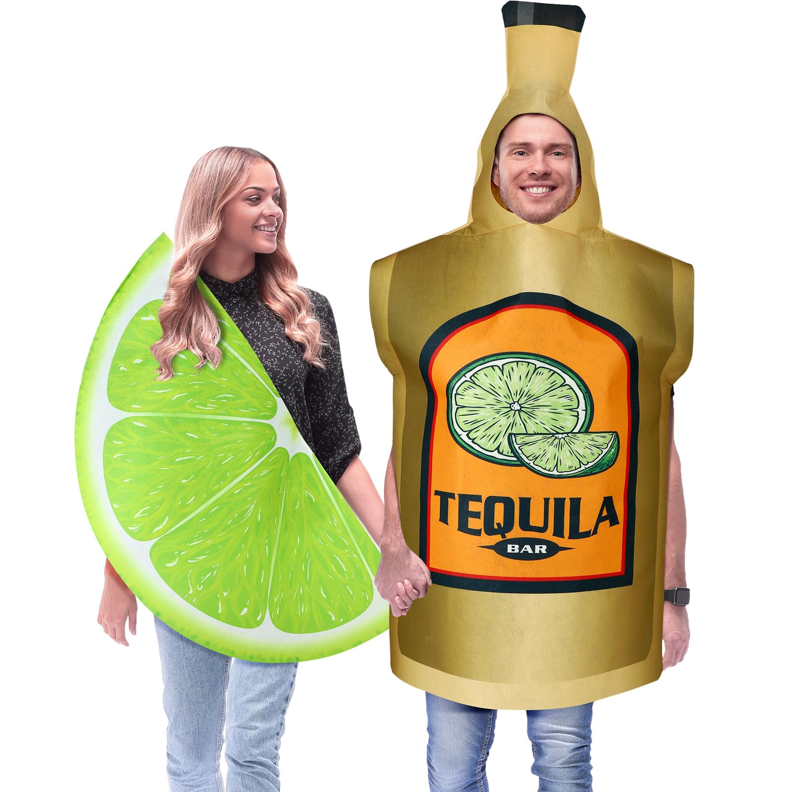 Amazon.com: HooLing 2 Pcs Couples Halloween Costumes for Adults Tequila ...
