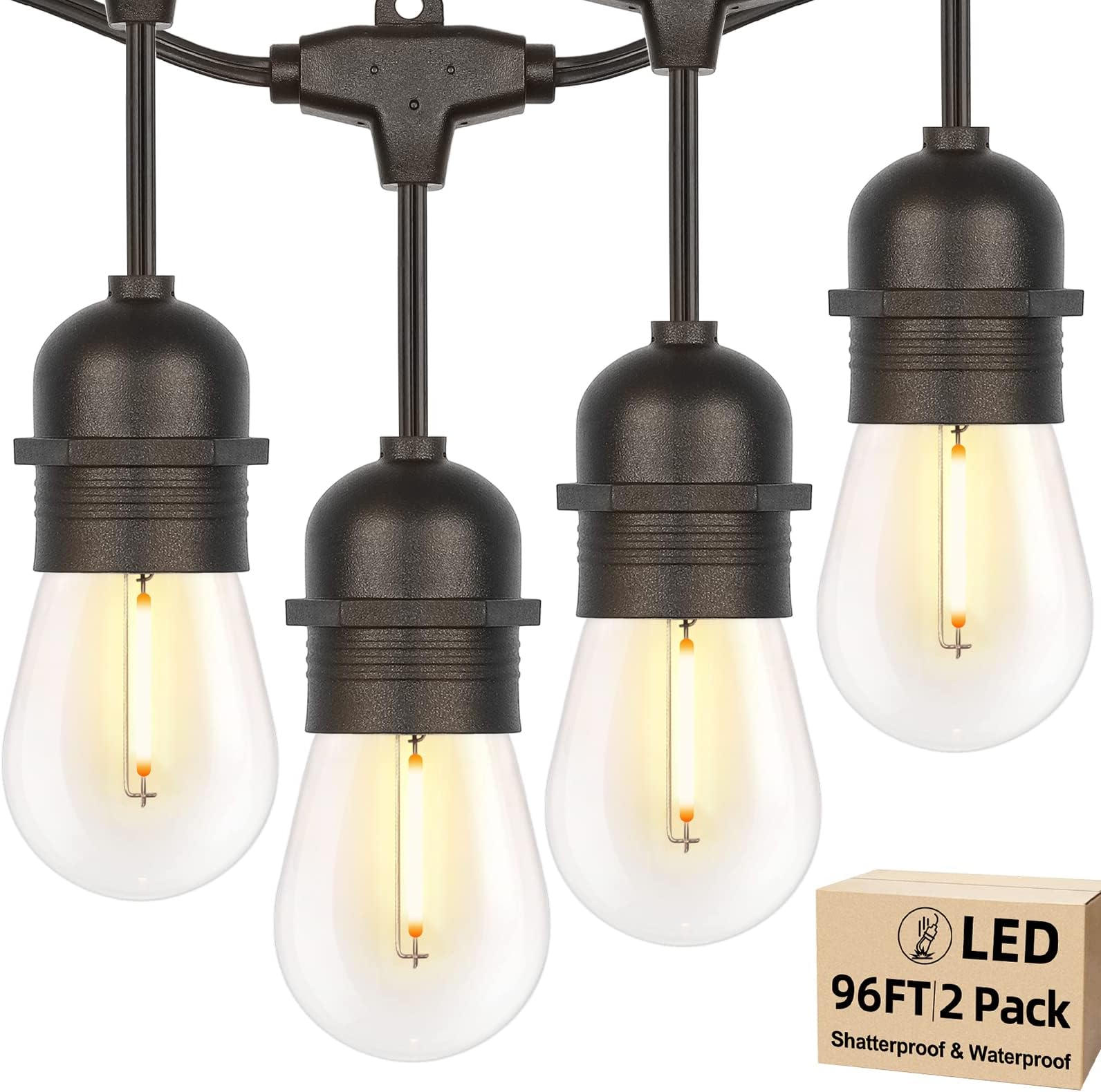 Amazon.com : Feit Electric Outdoor String Lights (48 Feet) : Tools ...