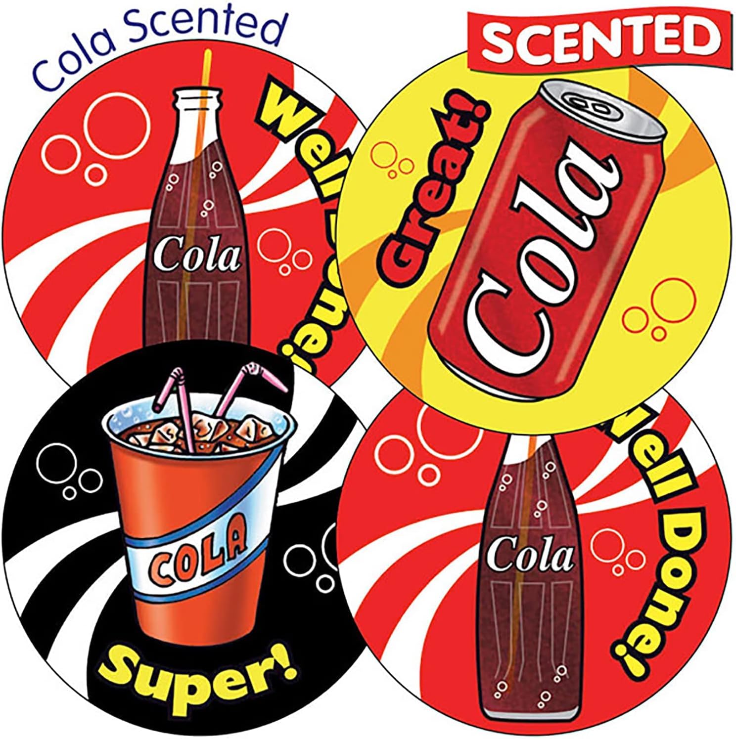 225 Scented Cola Well Done Super Great Motivational School Praise ...