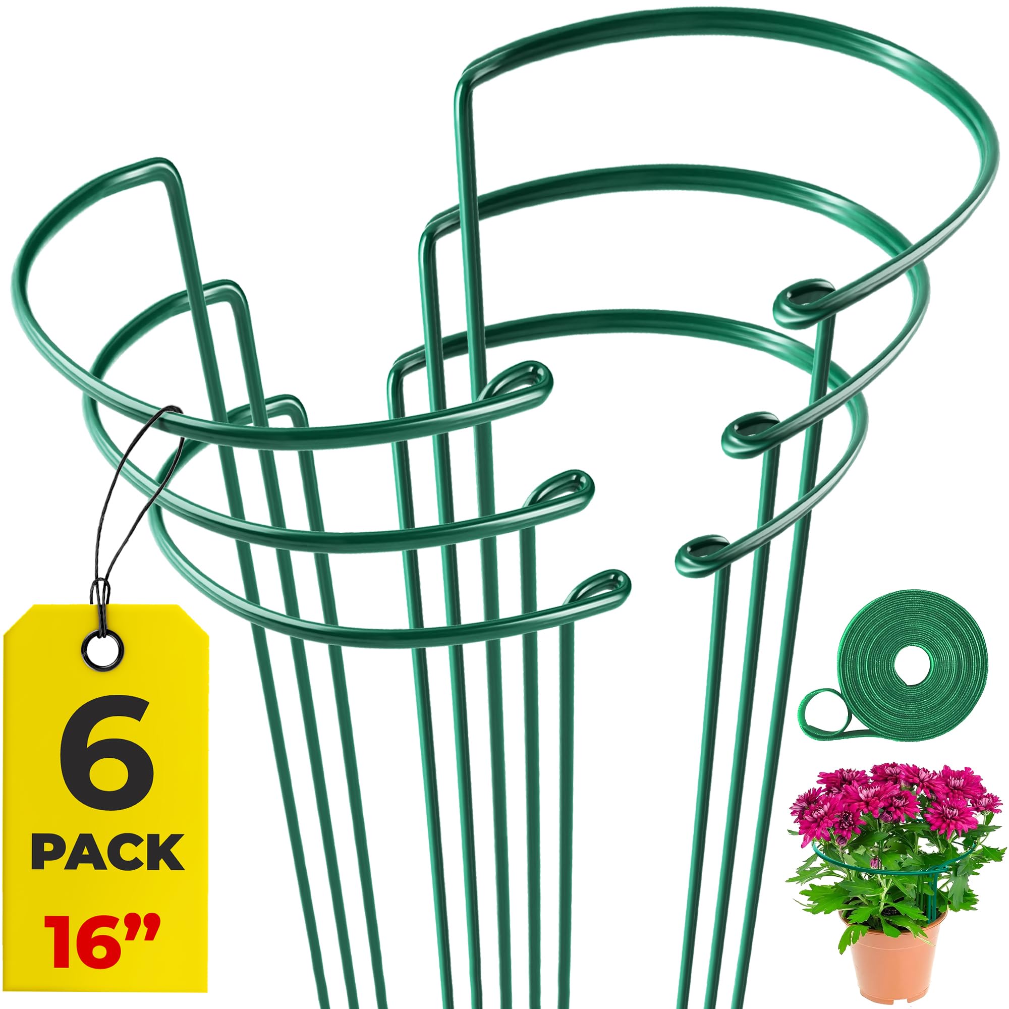 Tall Plant Support Stakes – Plant Stakes for Indoor Plants and Outdoor ...