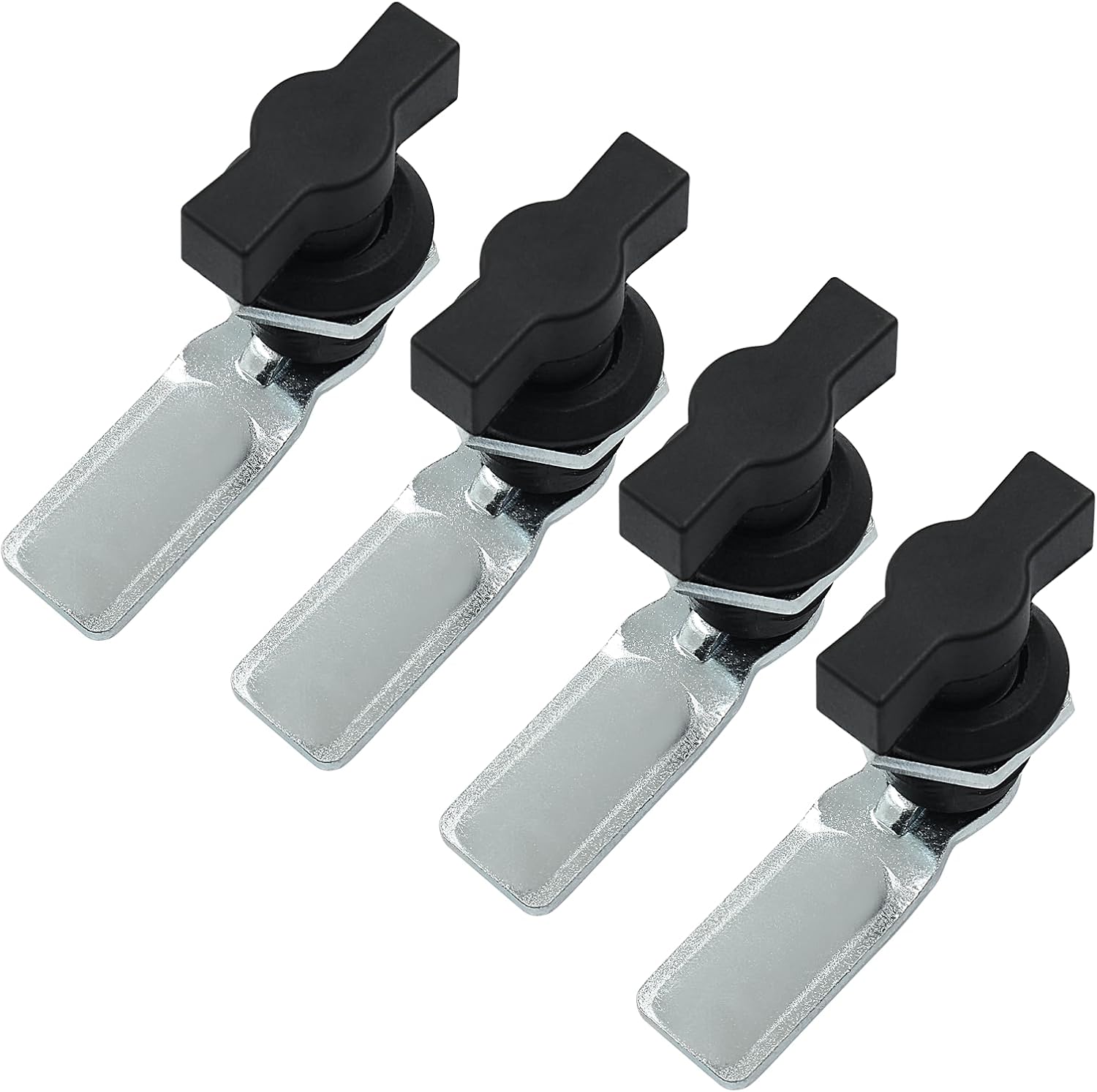 Kyuionty 4Pcs Thumb Operated Offset Cam Locks, Cross Handle Swing Knob ...