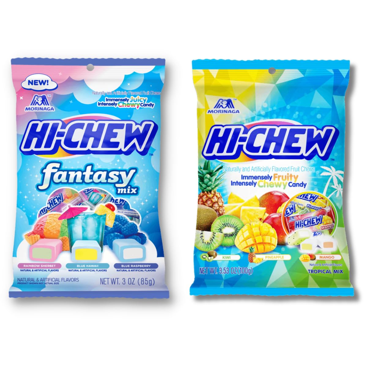 Amazon.com : Hi Chew Candy 2 Different Flavors, Fantasy Mix and Berry ...