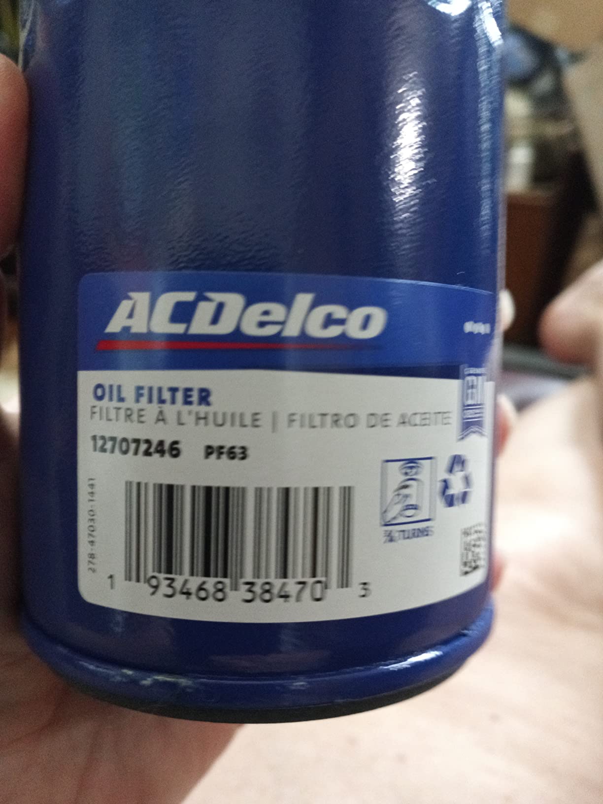 Amazon.com: Genuine G.М. Engine Oil Filter АСDеІсо Pro PF63E PF63F ...