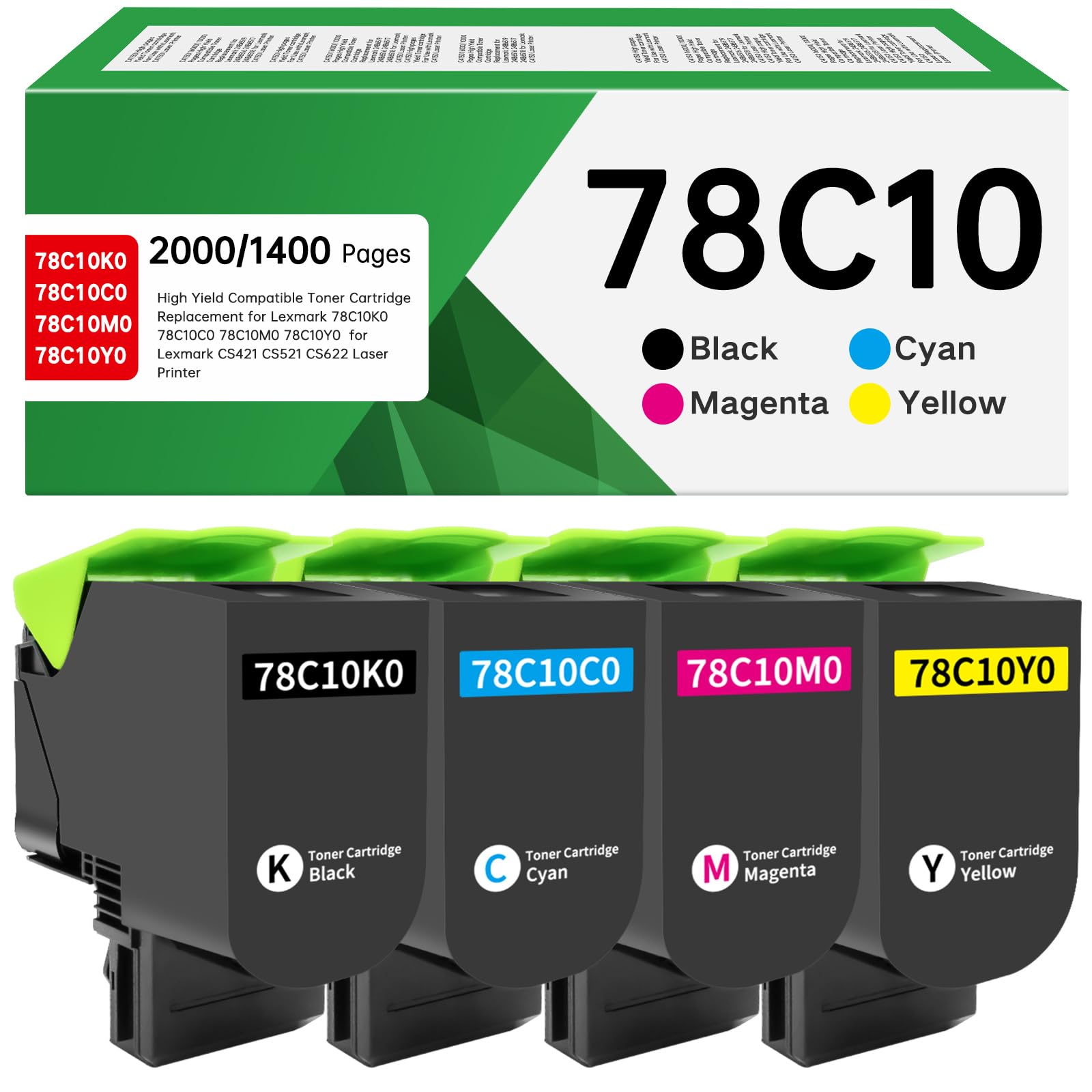 Amazon.com: RAKUNI Remanufactured Toner Cartridge Replacement for ...