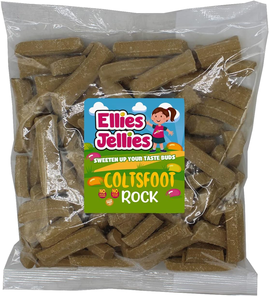 Ellies Jellies Coltsfoot Rock 500g Bag : Amazon.co.uk: Grocery