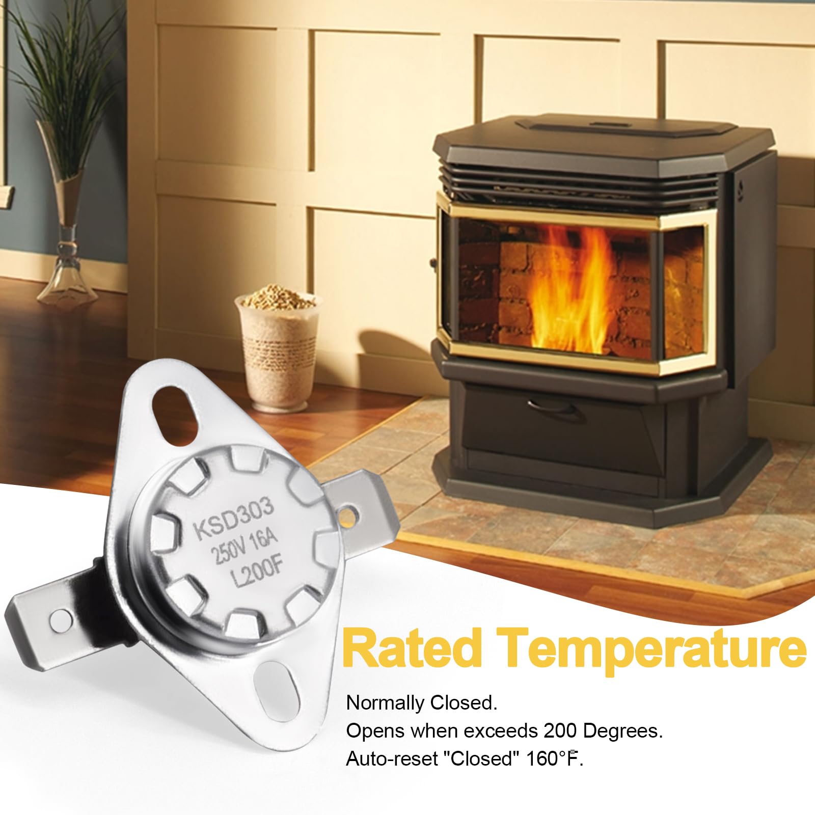 Snapklik.com : Adviace SRV230-0900 High Limit Switch For Quadra-Fire ...