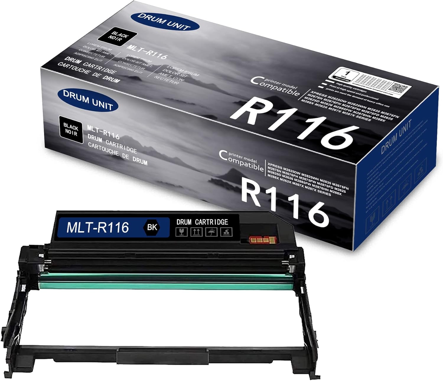 Amazon.com: [1-Pack, Black] MLT-R116 R116 Drum Unit Compatible Replacement for Samsung Xpress ...