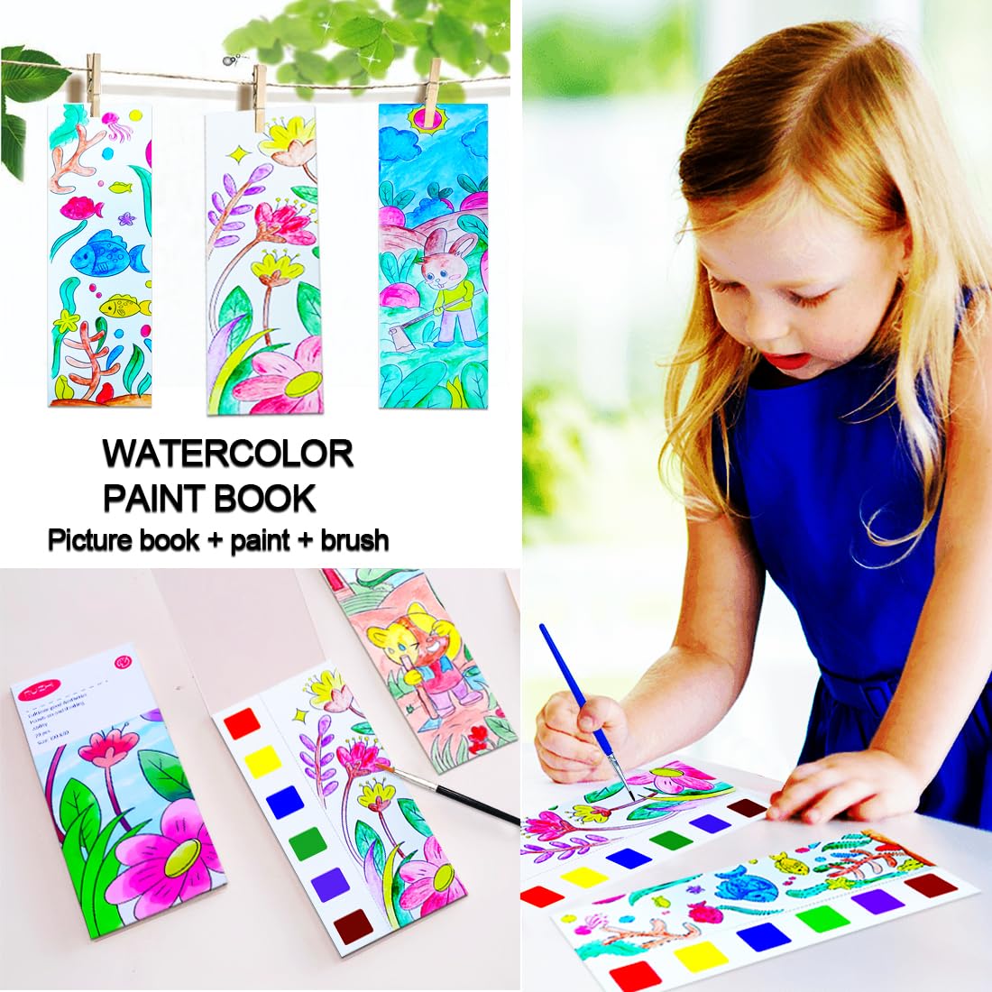 Snapklik.com : Water Color Paint Sets For Kids, Pocket Watercolor ...
