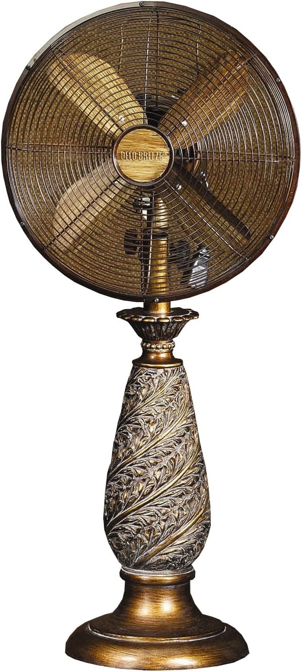 Amazon.com: Deco Breeze Table Fan, Aurelias, 31-Inch Tall with 12-Inch ...