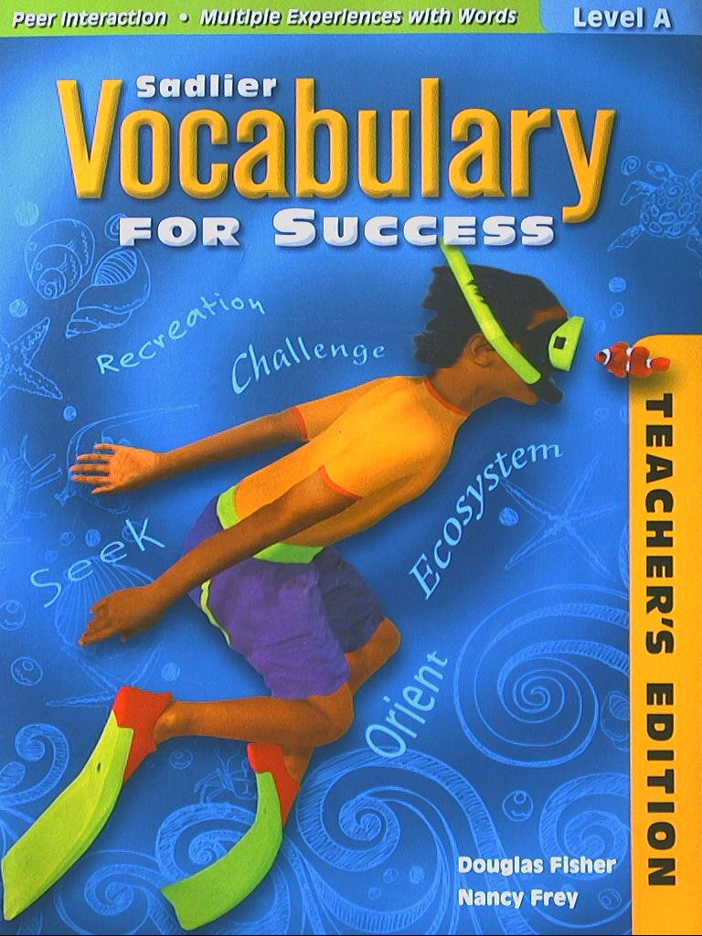 Sadlier Vocabulary for Success, Grade 6 Level A, Teacher's Edition ...