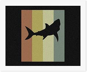 Amazon.com: Vintage Style Shark Paint by Numbers for Adults Beginner ...