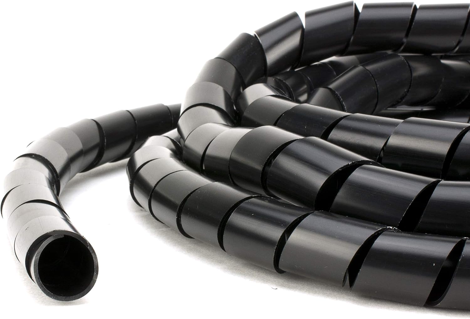 Amazon Secure Cable Ties 1 8 Inch Black Polyethylene Spiral Wrap