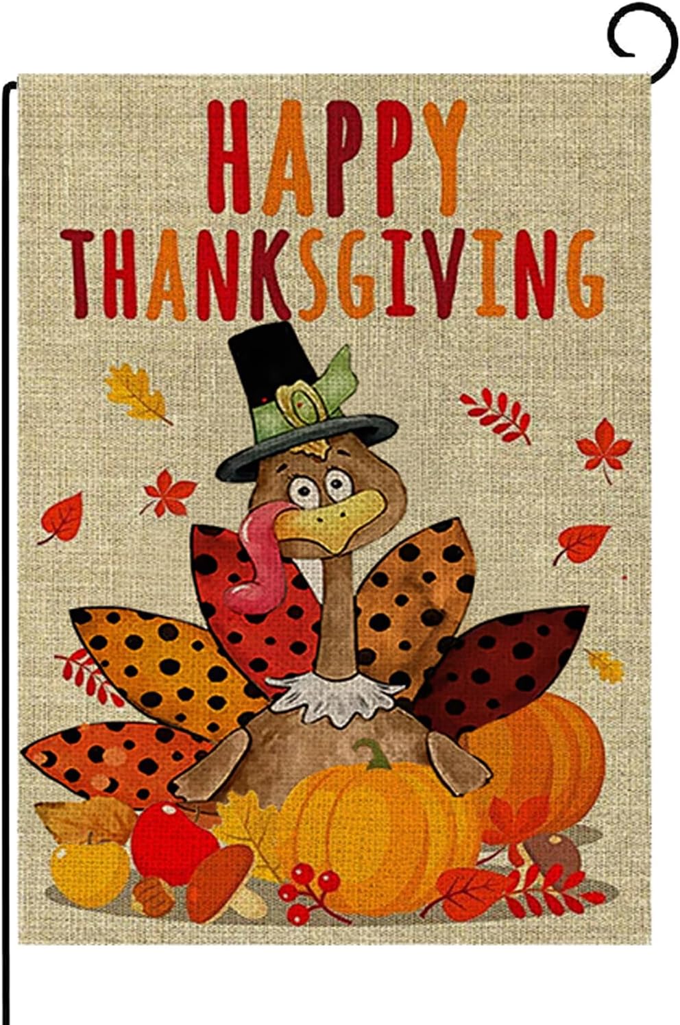 Amazon.com : YAYOSUE Happy Thanksgiving Garden Flags 12 x 18 Inch ...