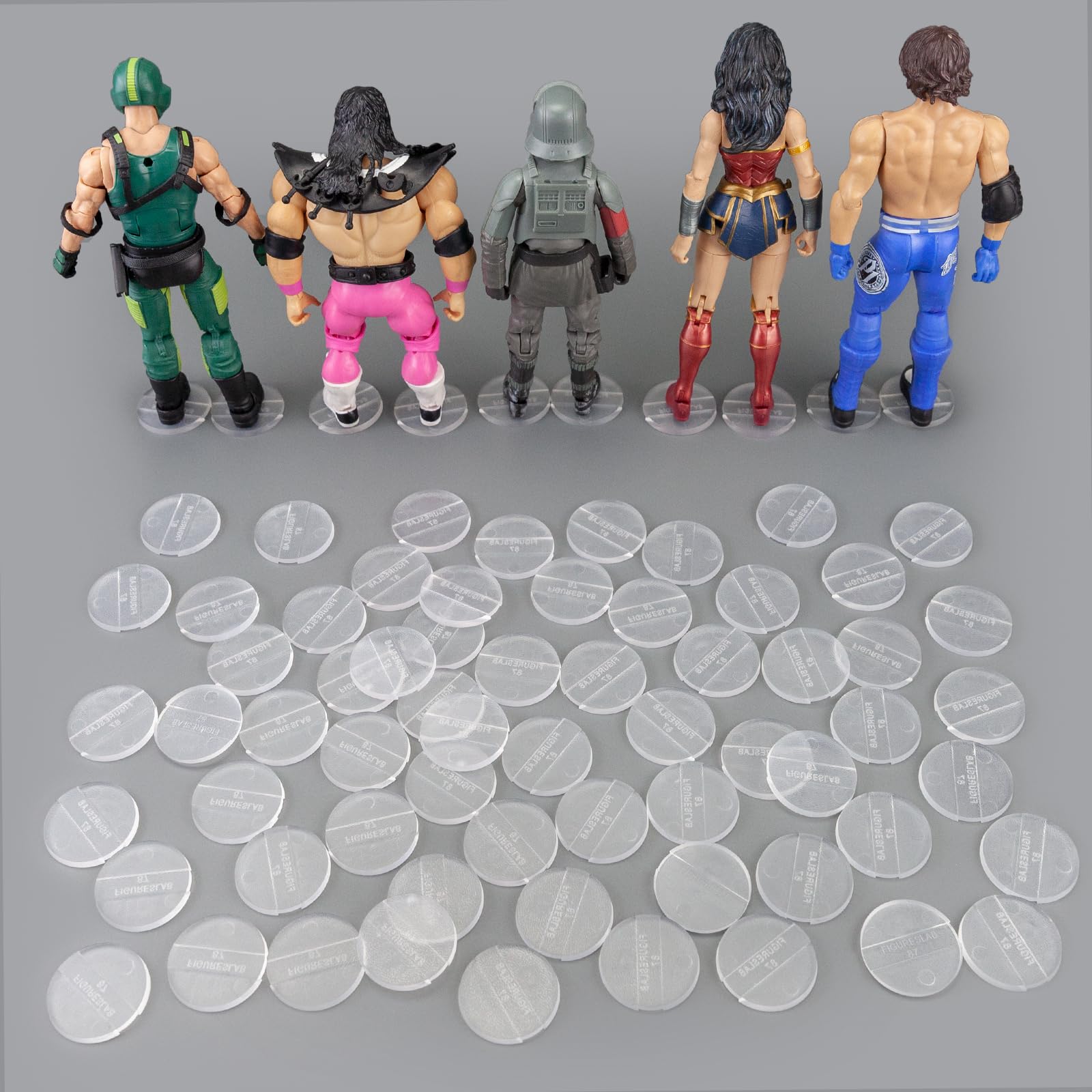 Amazon.com: 56PCS Action Figure Display Stand with 120PCS Adhesive ...