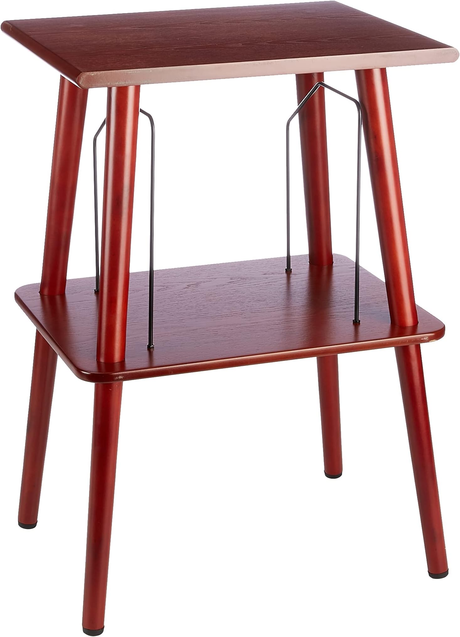Ameriwood Concord Turntable Stand, White, 52.58 x 45.72 x 86.61 cm ...