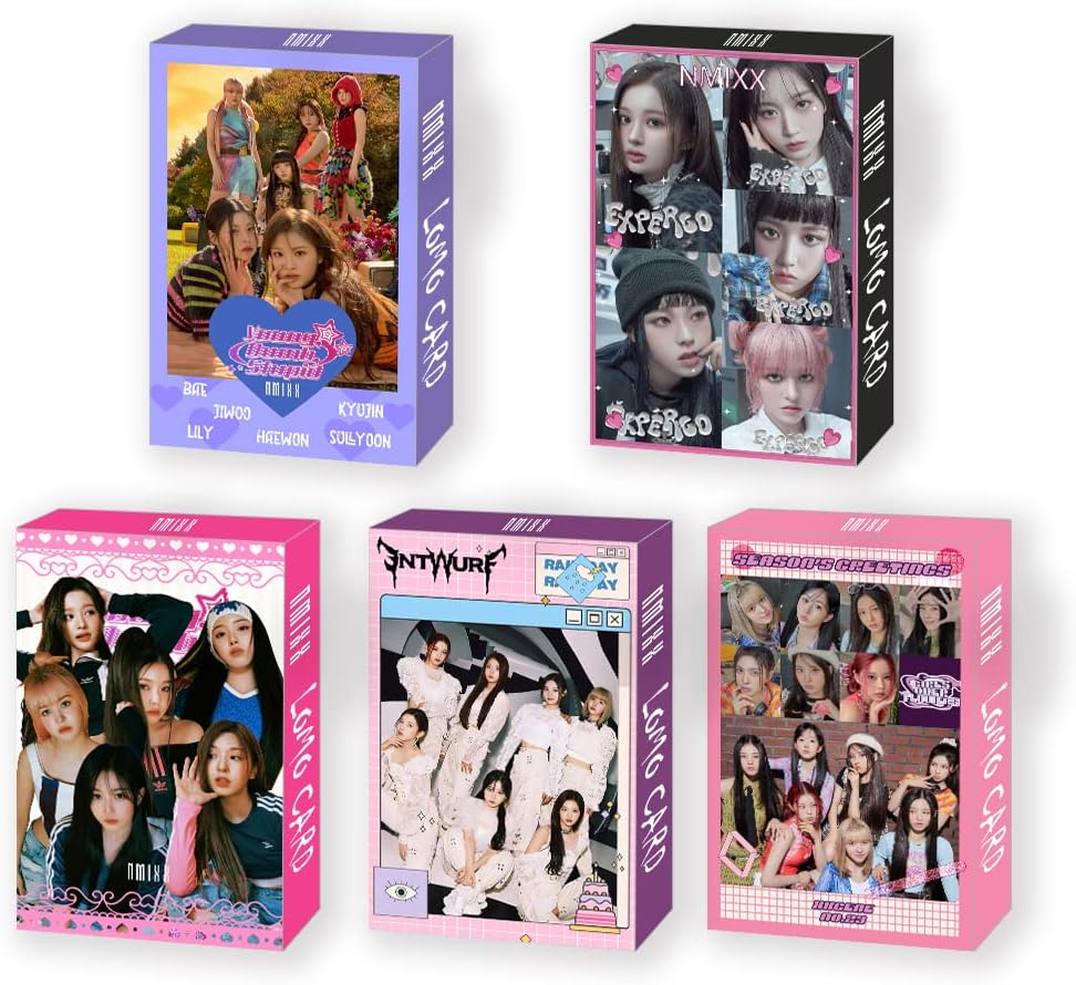 Amazon.com : HOMRAA 5 Pack/150 Pcs Twice Lomo Card Kpop Photocards ...