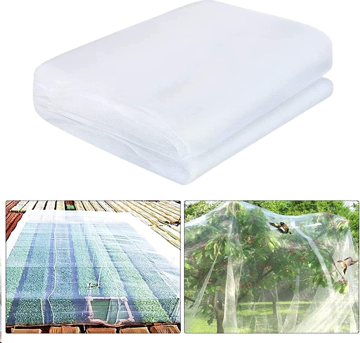 Garden Netting, Ultra Fine Garden Mesh Netting, Greenhouse Protection ...