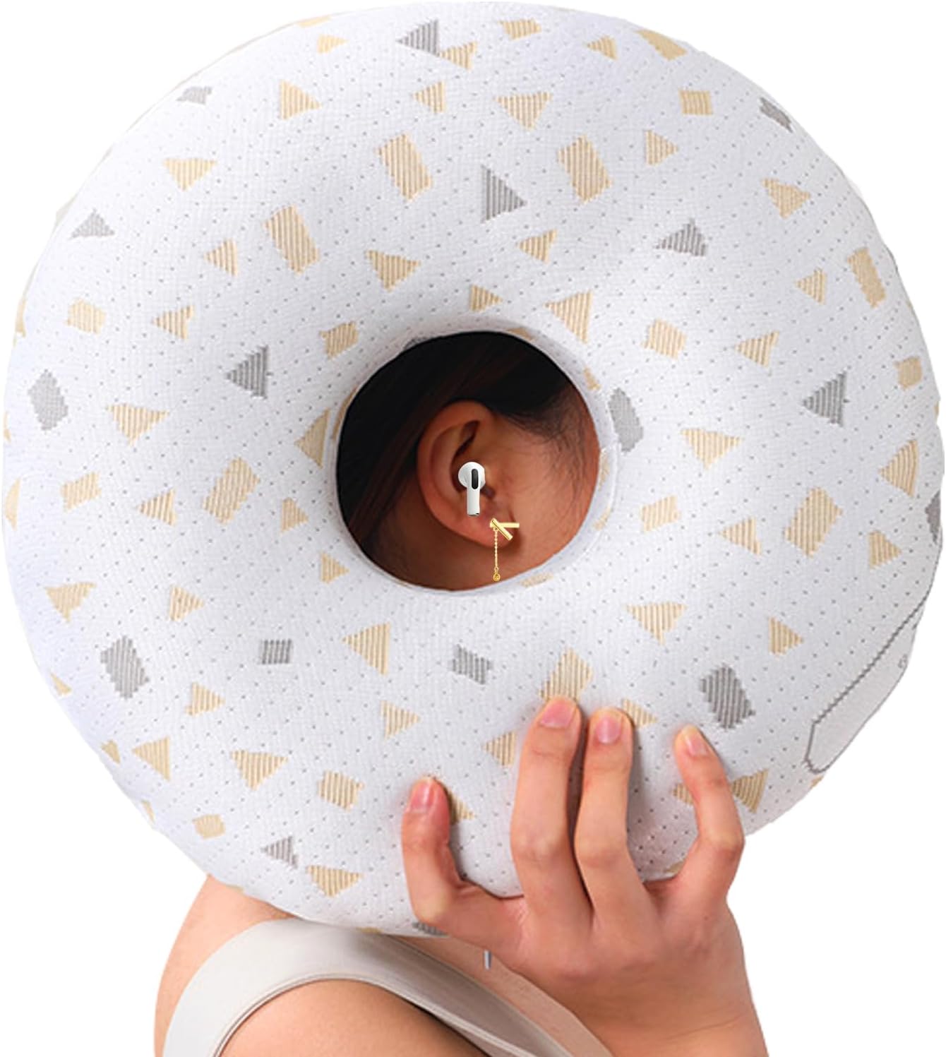 Amazon.com: ZIUOOWPT Ear Piercing Pillow for Side Sleepers, Donut ...