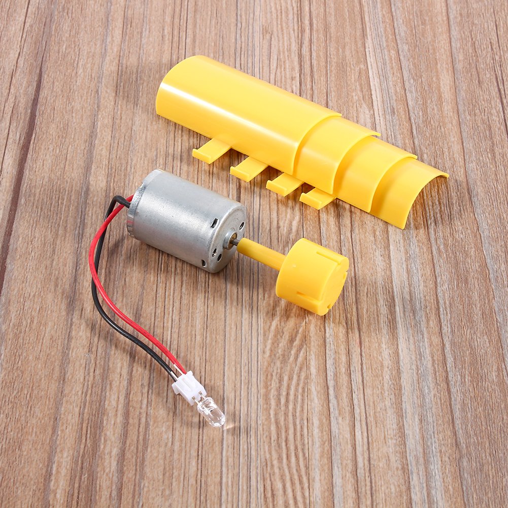 Buy DIY Kit Small DC Motor Vertical Wind Turbines Blades Generator ...