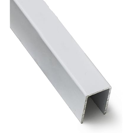 Sliding Screen Door Track - Top U Channel 5/8" Wide x 1" Deep (White ...