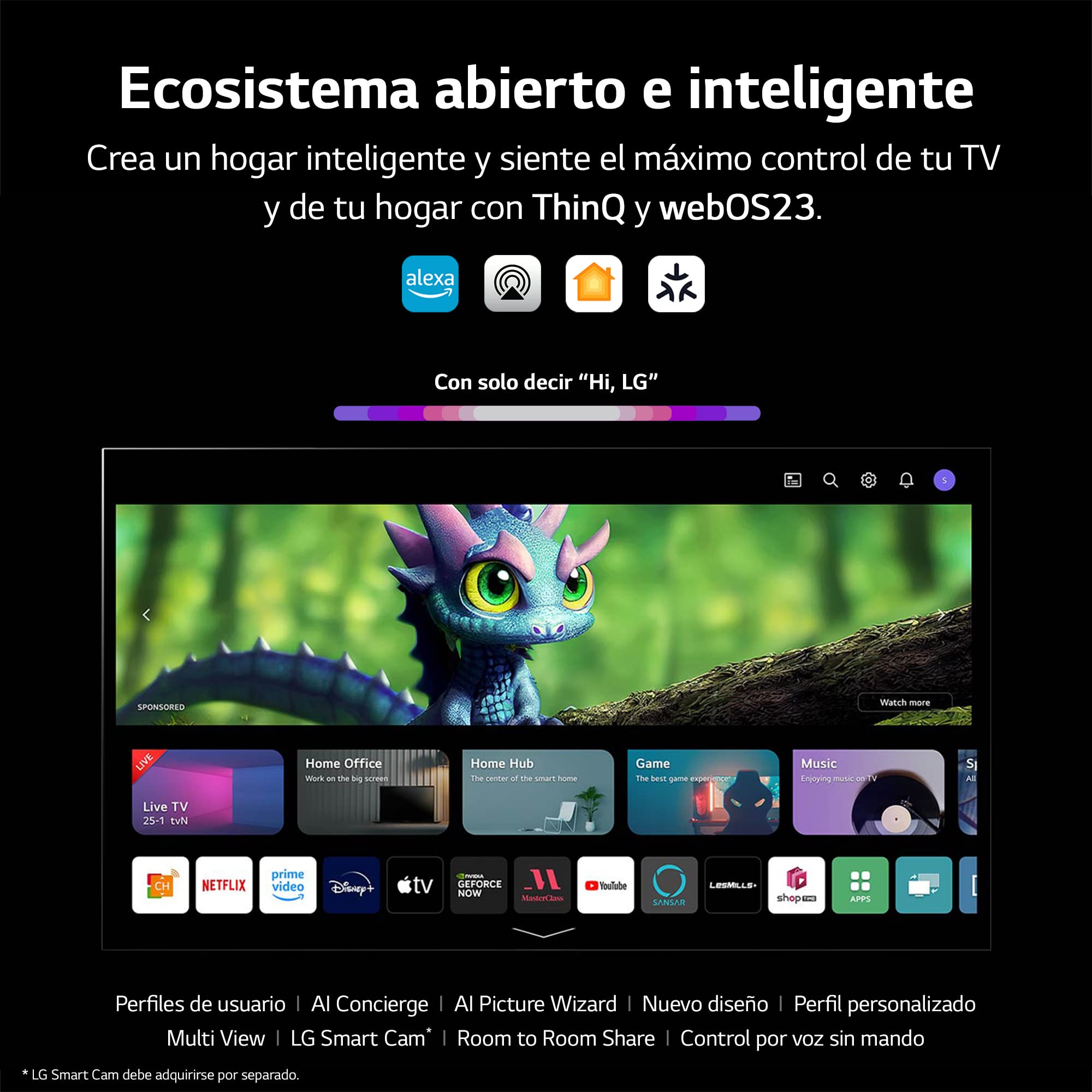 LG OLED48C34LA 48", 4K OLED EVO, Smart TV, webOS23, Procesador Máxima...