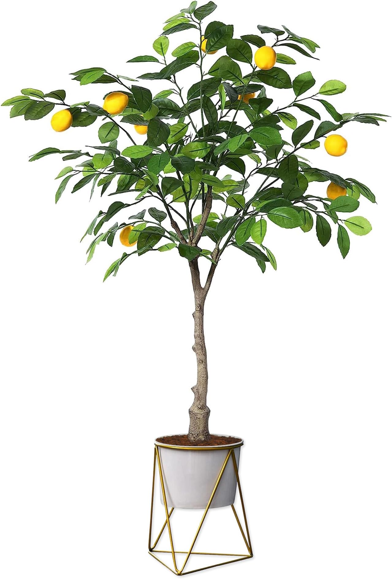 Amazon.com: Artificial Lemon Tree 3ft, 3 Feet Fake Plants Lemon Plant ...