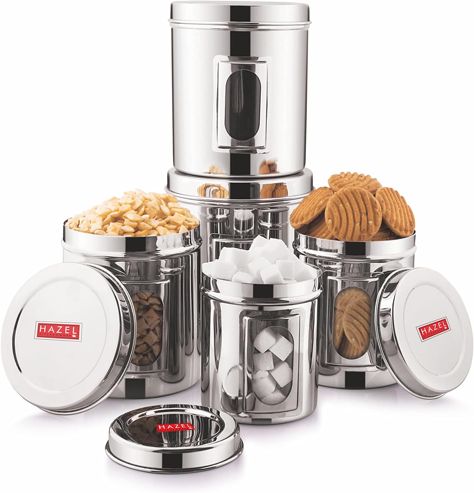 Buy MILTON Stainless Steel Clear Round Storage Jar, 1500 Ml Online at ...