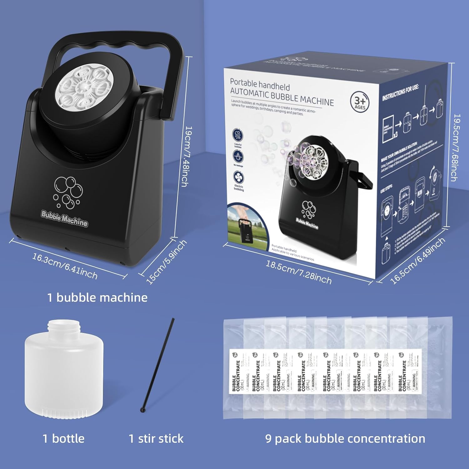 Electric Bubble Machine