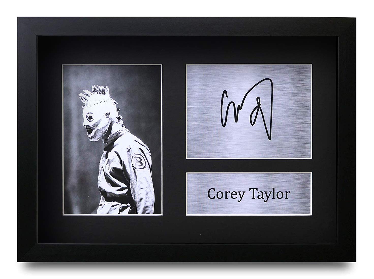 HWC Trading FR Corey Taylor Gifts Signed FRAMED A4 Printed Autograph ...